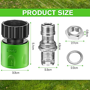 Dreyoo Lawn Mower Deck Wash Kit, Deck Wash Adapter Attachment Kit, Riding Lawn Mower Cleaning Accessories, Compatible with Cub Cadet, MTD, Troy-Bilt, Craftsman Tractor