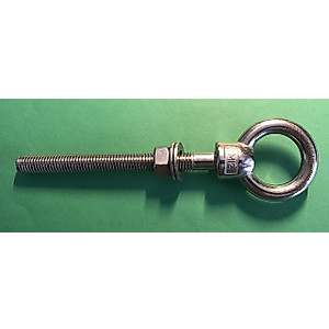 US STAINLESS Stainless Steel 316 (Shape Type 307) M12 Lifting Eye Bolt 12mm x 120mm Marine Grade Pitch of 1.75
