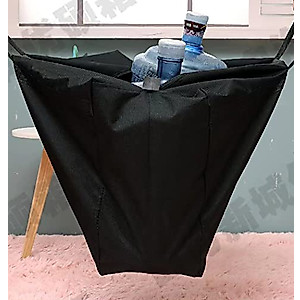 Evealyn Moving Bags Heavy Duty Extra Large 120L, Waterproof Luggage Storage Bags with Totes ,College Storage Bags Packing bags for Moving with Zippers for Clothes,Space Saving College Carrying Bag 2 Pack (Black)