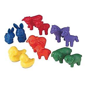 Learning Resources Friendly Farm Counters, Set of 144