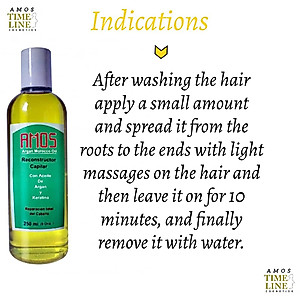 AMOSTIMELINE Keratin Hair Mask Treatment - Professional Salon Quality Deep Conditioner for Dry, Damaged Hair Growth and Estilo - Repair, Reinforce and Alisar with Keratina, Hot Oil Treatment