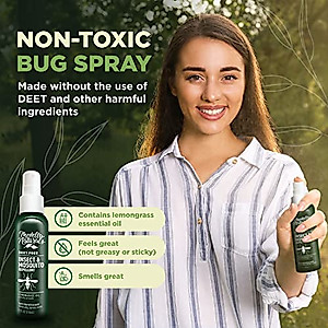 Medella Naturals Insect & Mosquito Repellent, DEET-Free All-Natural Formula, Kid and Pet Friendly, Made in the USA, 4 Ounce Spray Bottle