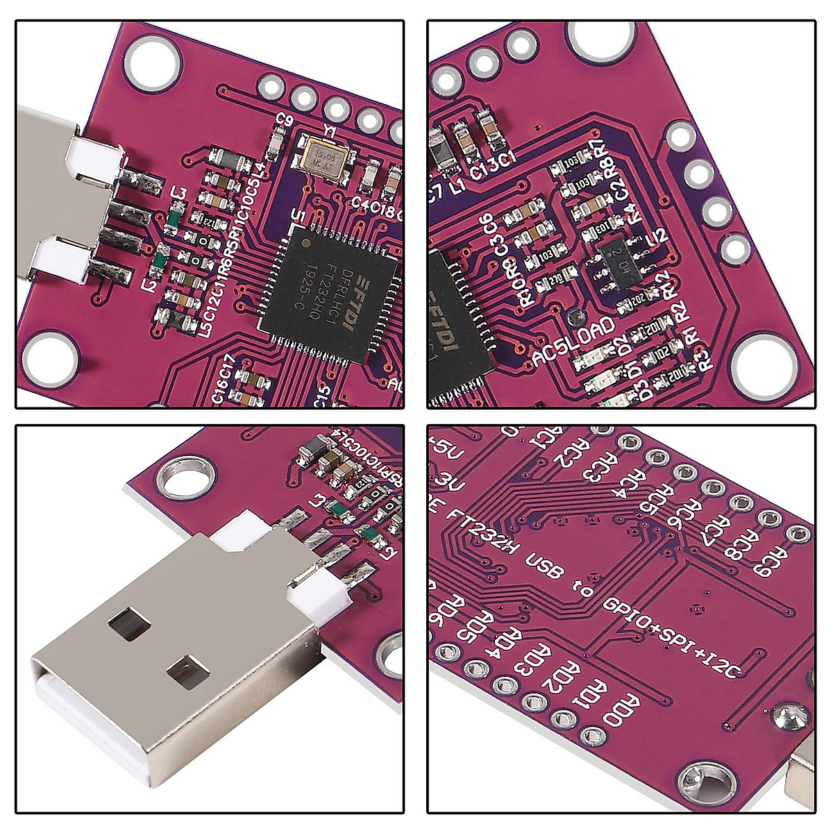AITRIP 1PCS CJMCU FT232H High-Speed Multifunction Module USB to JTAG UART/FIFO SPI/I2C Module (1PCS)