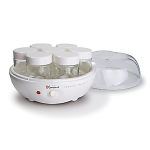 Euro Cuisine YM80 Yogurt Maker,White 9.6 Inch