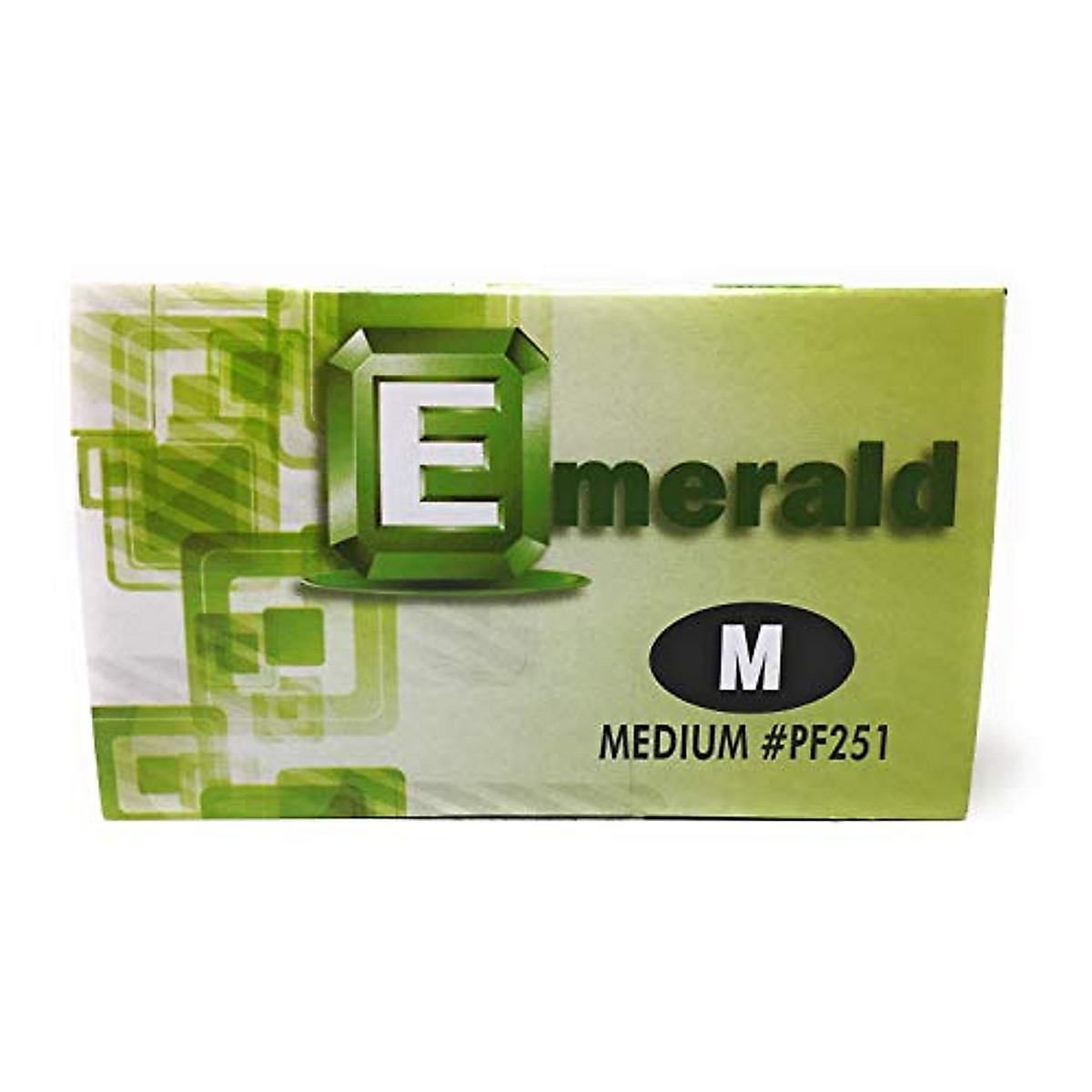 Emerald Digi-Gloves, Powder Free Disposable Latex Gloves (Medium)