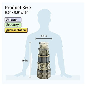 Broadway Basketeers Gourmet Food Gift Basket Tower Snack Gifts for Women, Men, Families, College – Delivery for Holidays, Appreciation, Thank You, Congratulations, Corporate, Get Well Soon Care Package