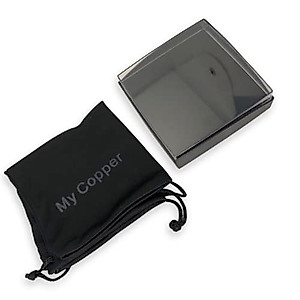 My Copper Christian Cross Design Pure Copper Magnetic Therapy Bracelet High Gauge 99.9% Solid Copper with 6 Magnets - Copper Magnetic Bracelets