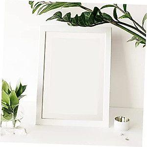 Didiseaon 10pcs Photo Frame Lining Cardstock Photo Frame Matting for Picture Frames Photo Frame Mats Picture Frame Mats Picture Matting Photo Backing Board Core White Paper Matte Cutting Mat