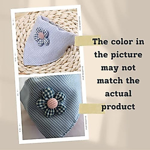 WEway 3 Piece Cat Collar Mixed Colors Costumes Bandana Flower for Small Pets Safety Cute Free Sunglasses Gift for Kitten