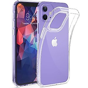 YOUMAKER Clear Case for iPhone 12/ iPhone 12 pro, [Not Yellowing] [Military Grade Drop Test] Compatible with iPhone 12/12 Pro Shockproof Protective Phone Slim Thin case for 6.1 inch 2020-Clear