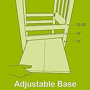 True Growth - True Tot Tower - Kids or Toddler Step Stool - Wood Construction – Varnished