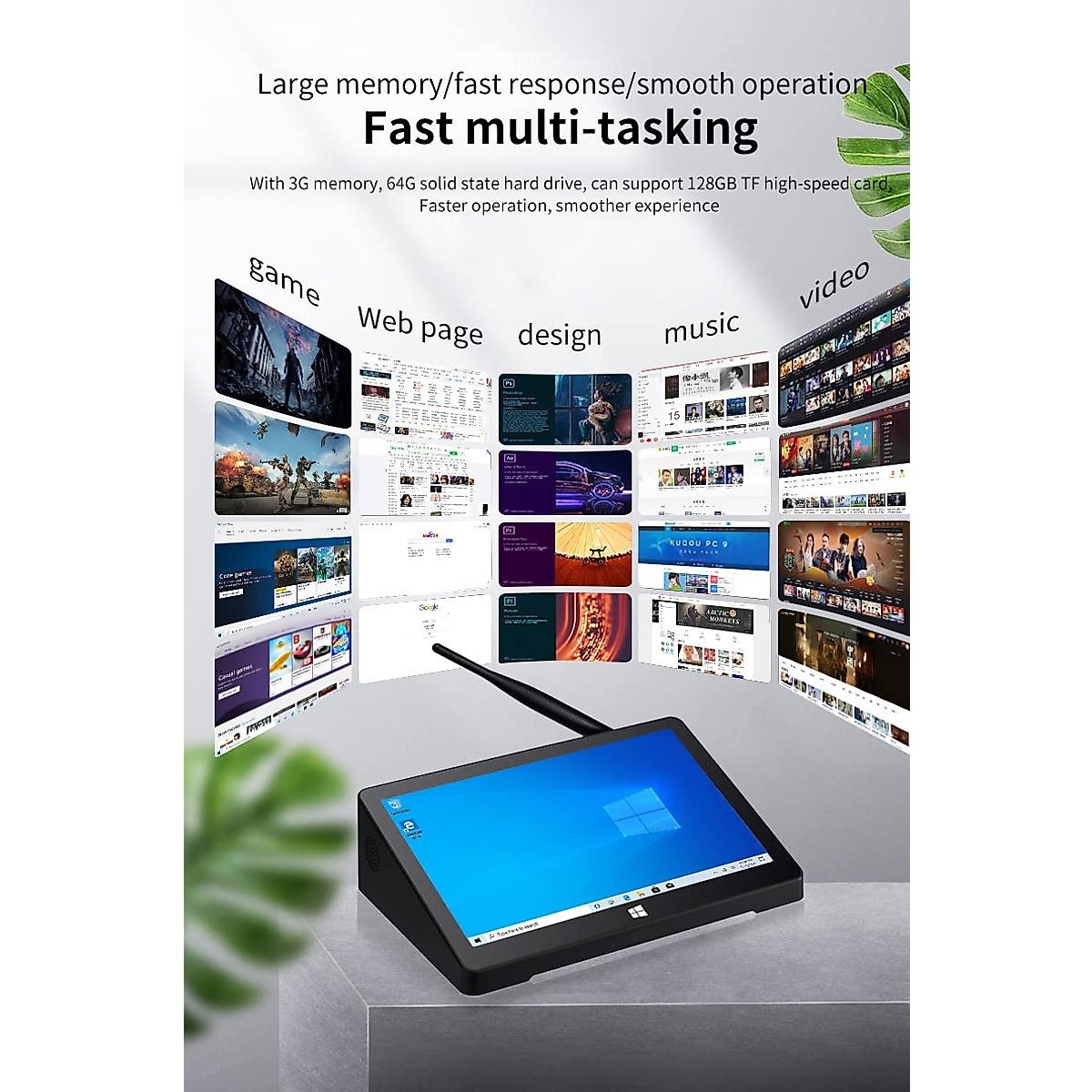 Pipo PiPO X8 PRO Mini PC Tablet Computer Windows 10 OS 64 Bits 3G RAM 64G ROM Dual Core Mini Computer N4020