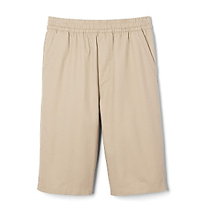French Toast Boys' Little Pull On Stretch Short, Khaki, 4