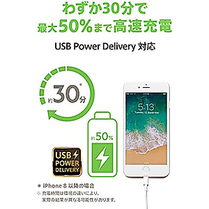 Belkin USB-C to Lightning Cable (4ft Fast Charging iPhone USB-C Cable for iPhone 11, 11 Pro, 11 Pro Max, XS, XS Max, XR, X, MacBook, iPad and more, Apple MFi-Certified), Black (F8J239bt04-BLK)