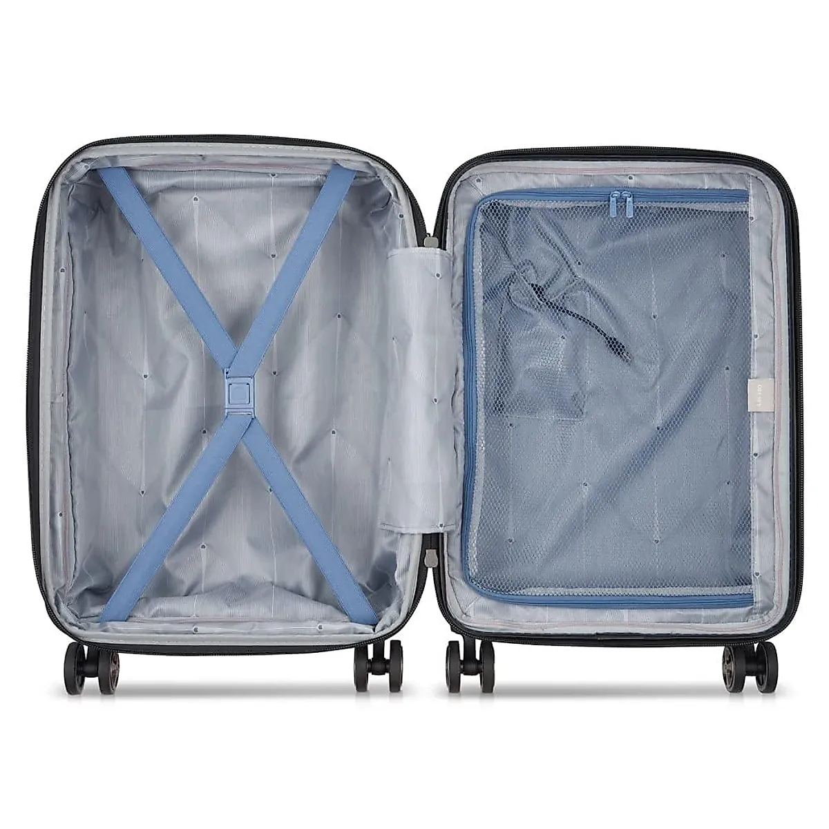 DELSEY PARIS Cruise 3.0 Hardside Expandable Luggage with Spinner Wheels, Blue, Carry on 21 Inch