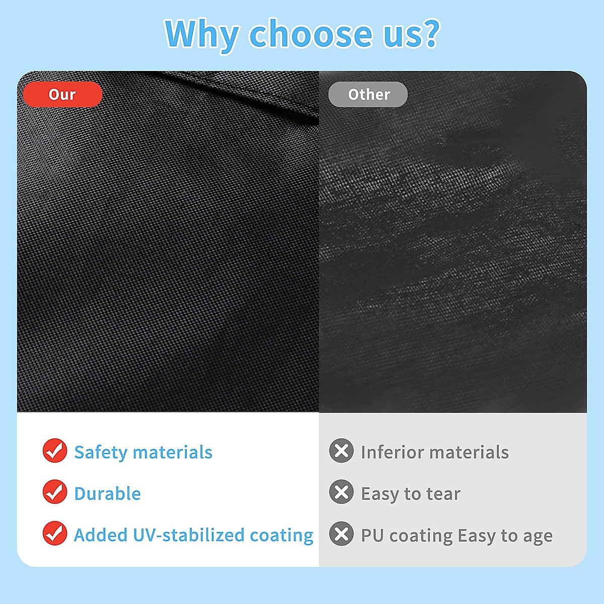 YZNKLXF Outdoor Refrigerator Cover For 8-12 Cubic Compact Freezer 24''L x 30''W x 67''H, 600D Upright Freezers Cover Protection For Outdoor Freezers Waterproof, Dustproof, Sun-Proof