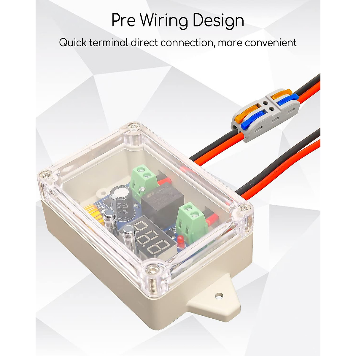 Power Wheel Adapter Kit Fit for Milwaukee M18 18V Battery with Voltage Regulator Fuse and Wire Terminals, Upgrade Battery Adapter Conversion Connector Suit for DIY Rc Truck, Robotics and Rc Car Toys