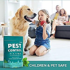 SEALUXE Pest Control Pouches,8-Pouches Pest Repeller for Indoor,Natural Pest Control to Repel Rodents, Mouse, Mice, Rats & Other Pests