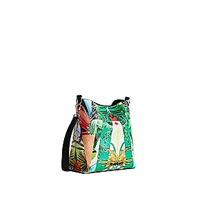 Desigual woMens Casual Shoulder Bag, Green, U US