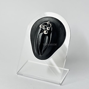 TOOLSSIDE Hood Piercing Jewelry for Genital Piercing - Vch Piercing Jewelry 14g Vertical - Hood Piercing Jewelry for Women - Vch Jewelry Vertical Hood