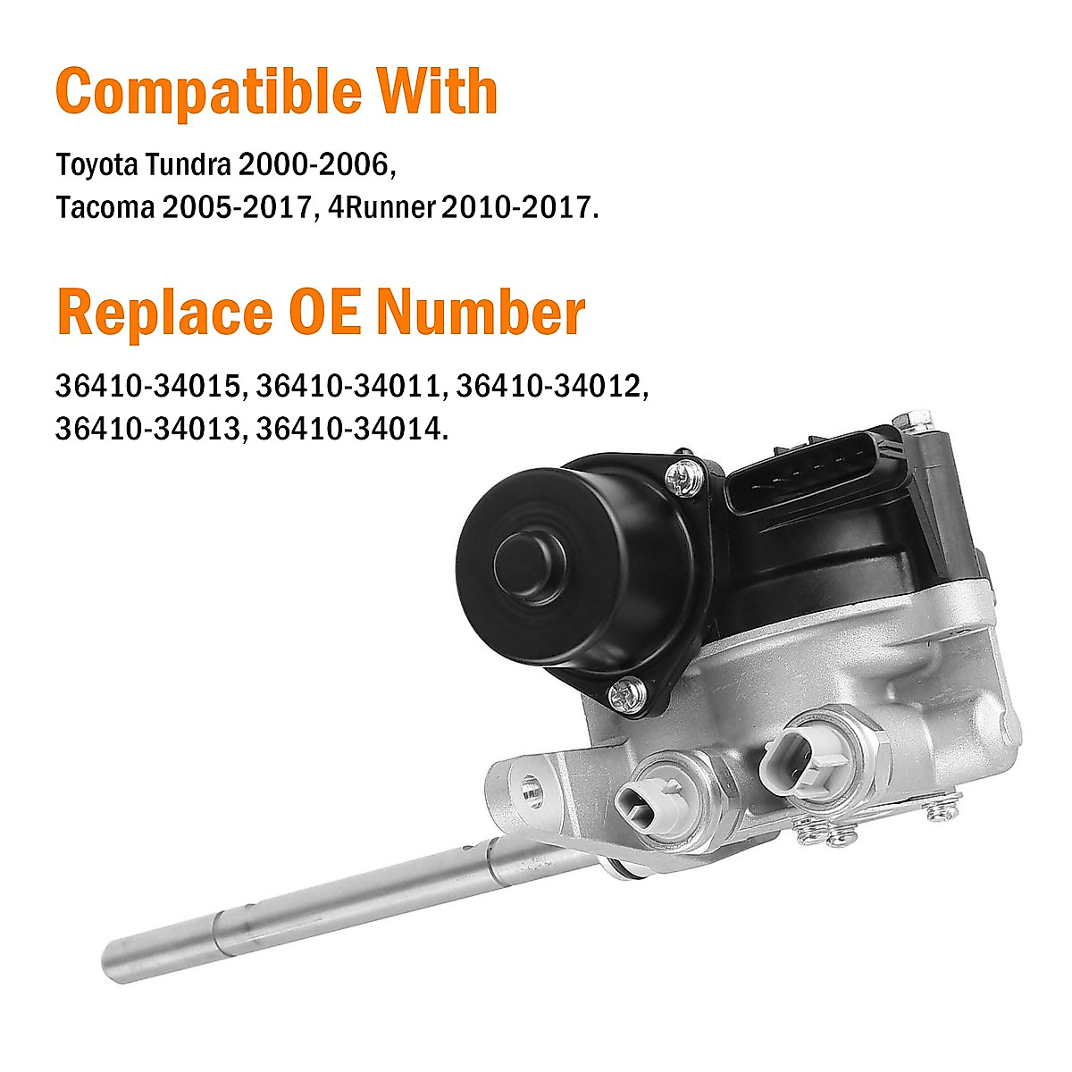 GOMADEIT 36410-34015 Transfer Case Motor fits for Toyota Tacoma Tundra 4Runner 4WD Transfer Case Shift Actuator Motor Assembly 2000-2017