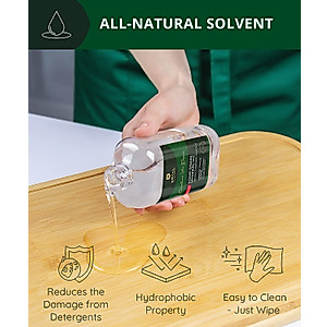 ROYAL CRAFT WOOD Food Grade Mineral Oil for Bamboo and Wooden Cutting Boards and Kitchen Utensils & Supplies, Premium Grade Nourishing Cutting Board Oil Cleanser 10.1 Fl Oz