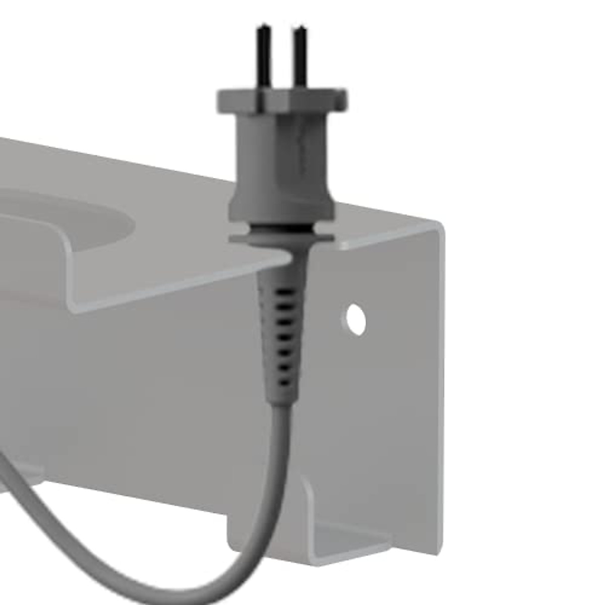 Hair Dryer Holder Wall Mounted - Hanging Blow Dryer |Blow Dryer Holder Rack for Dyson Supersonic Hair Dryer Stainless Steel, Hair Dryer Rack for Bathroom | Black (White)