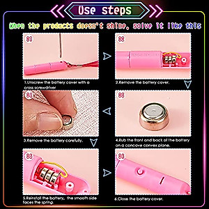 Lewtemi 60 Pack Fiber Optic Wand Glow Wand LED Light Up Wand Bulk with 3 Flashing Models Flashing Sticks with Included Batteries for Birthday Party Favor Wedding Halloween Christmas (Novel Colors)