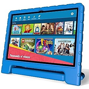 NOBKLEN Kids Tablet 10 Inch, Android 13, 4GB+64GB, 8-Core CPU, WiFi 6, 12H Battery Life, Parental Control, 1280 * 800 HD Display, Dual