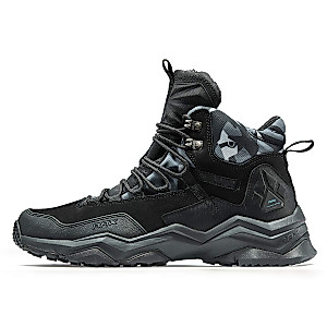 RAX Men's Wild Wolf Mid Venture Waterproof Lightweight Hiking Boots(9.5 US)