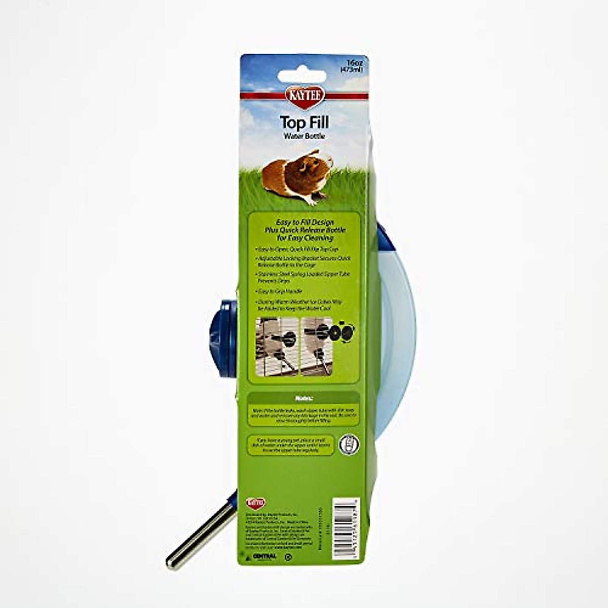 Kaytee Small Animal 16-Ounce Top Fill Water Bottle