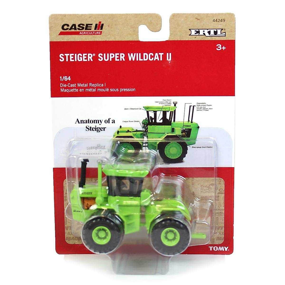 Case IH 1/64 Steiger Super Wildcat II 4WD Tractor with Duals by ERTL 44249 ZFN44249