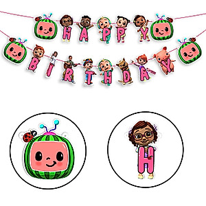 Seyal® Cocomeln Happy Birthday Banner