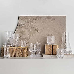 iittala UltimaThuleO.F. 20cl 2p Clear, Approx. φ2.8 x H3.5 inches (72 x 88 mm), Approx. 6.8 fl oz (200 ml)