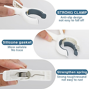 Beach Towel Clips,Heavy Duty Towel Clips for Beach Chairs Cruise,Towel Holder Clips Beach Chairs Cruise for Towel Clothes Blankets 7 Pack Small 1 Pack Large