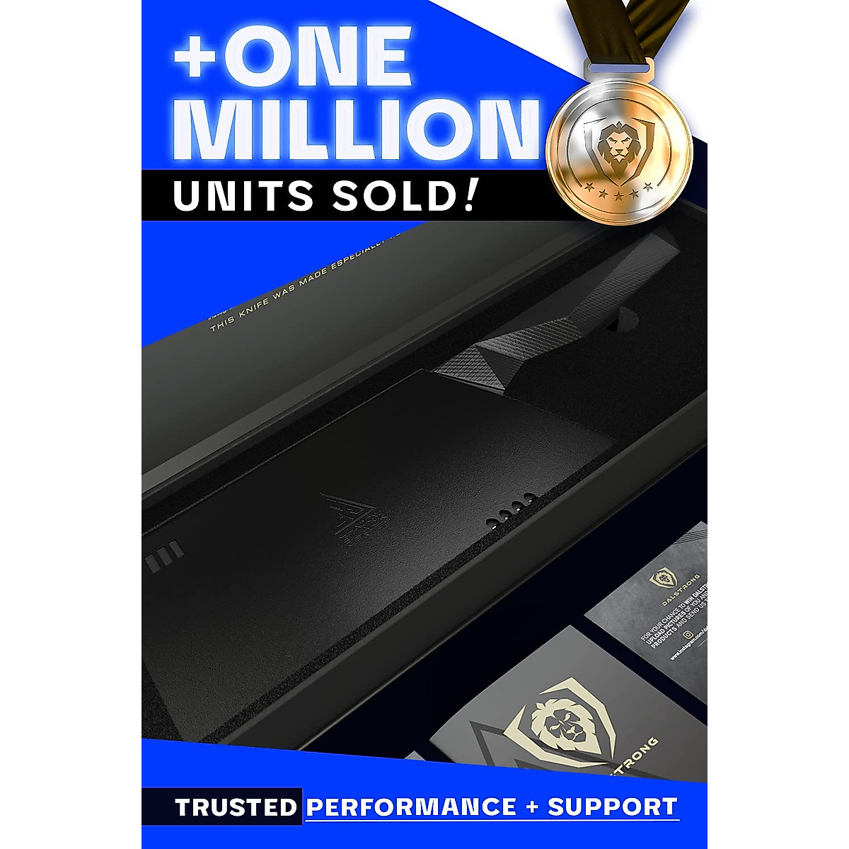 Dalstrong Meat Cleaver Knife - 7 inch - Shadow Black Series - Black Titanium Nitride Coated - High Carbon - 7CR17MOV-X Vacuum Treated Steel - Razor Sharp Kitchen Knife - Sheath - NSF Certified