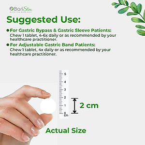 BariSlim Bariatric Calcium Citrate with Magnesium and Vitamin D Tabs - 500 mg of Calcium Citrate Per Serving - Formulated for Patients After Weight Loss Surgery | Mixed Berry (90 Servings)