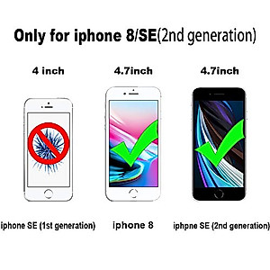 Diverbox iPhone SE 2020 Waterproof Case iPhone 8 Waterproof Case,Waterproof Shockproof IP68 Full-Body Sturdy Case Built-in Screen Protector, Durable Underwater for Full Sealed Cover 4.7 in (Black)