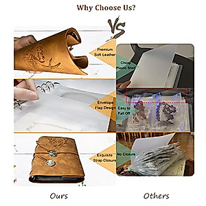 Jewelry Storage Book, PU Leather Travel Jewelry Organizer with Anti-drop Pockets, Portable Earrings Travel Album with Transparent Jewelry Bags for Rings, Bracelets(70 Grids+70 Anti-Oxidation PVC Bags)