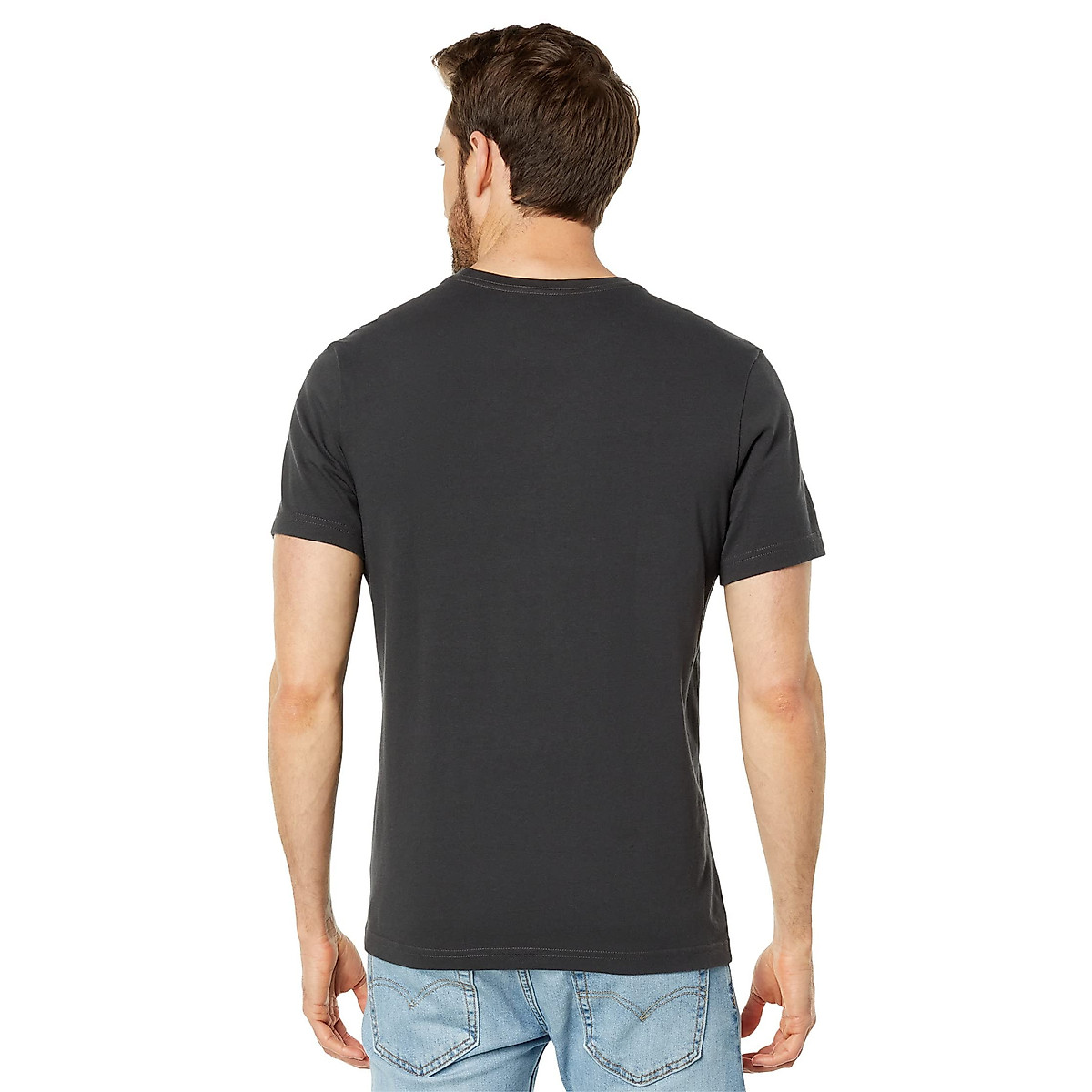 Life is Good. Men's Offroad Jake SS Crusher Tee, Jet Black, Small