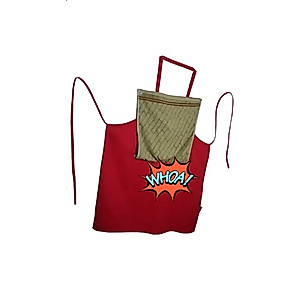 Kiss The Cook Prank Apron - Perfect Gag For Dad & Barbecue Parties