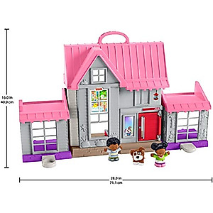 Fisher-Price Little People Big Helpers Home, Pink