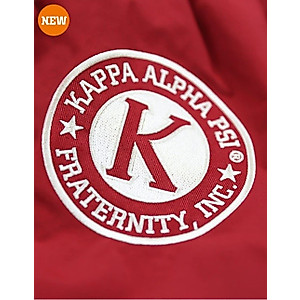 Kappa Alpha Psi M7 Windbreaker Jacket [5XL] Crimson Red
