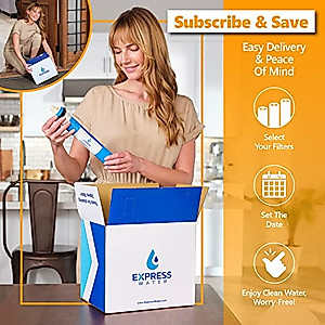 Express Water – 3 Year Reverse Osmosis System Replacement Filter Set – 22 Filters with 50 GPD RO Membrane, Carbon GAC, ACB, PAC Filters, Sediment SED Filters – 10 inch Size Water Filters