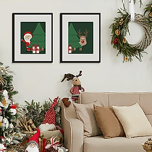 upsimples 16x20 Picture Frame, Display Pictures 11x14 with Mat or 16 x 20 Without, Wall Hanging Poster Frame, Black, 1 Pack