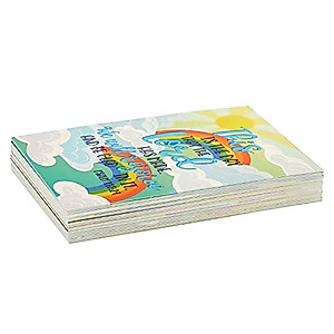 Faithful Finds Motivational and Inspirational Religious Postcards (4 x 6 In, 40 Count)