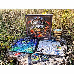 Familiar Tales Board Game - Cooperative Deck-Building Fantasy Adventure! Strategy Game for Kids & Adults, Ages 8+, 1-4 Players, 45+ Minute Playtime, Made by Plaid Hat Games