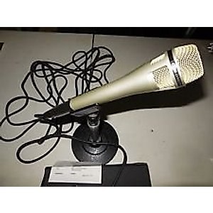 LANIER UNI-DIRECTIONAL DYNAMIC MICROPHONE 500ohm, Table Top Stand, XLR Audio Cable