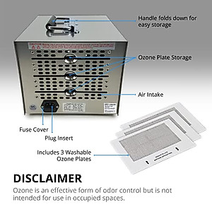 New Comfort Stainless Steel SS-700 Commercial Odor Removing Ozone Generator and Air Purifier Cleaner