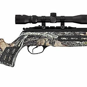 Hatsan Mod 125 Sniper Camo .22 Cal 1250 FPS / 33 FPE - Vortex Piston Break Barrel Air Rifle 22 Caliber + 3-9×40 Scope, Adjustable Cheek Piece & QuietEnergy QE air Gun + Wearable4U 250x Pellets Bundle